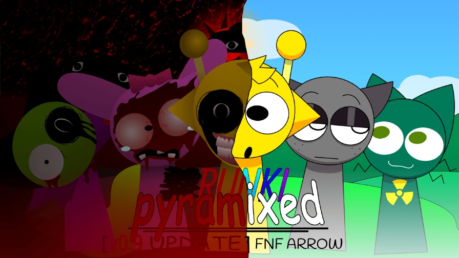 Sprunki Pyramixed FNF Arrow - Sprunki Games